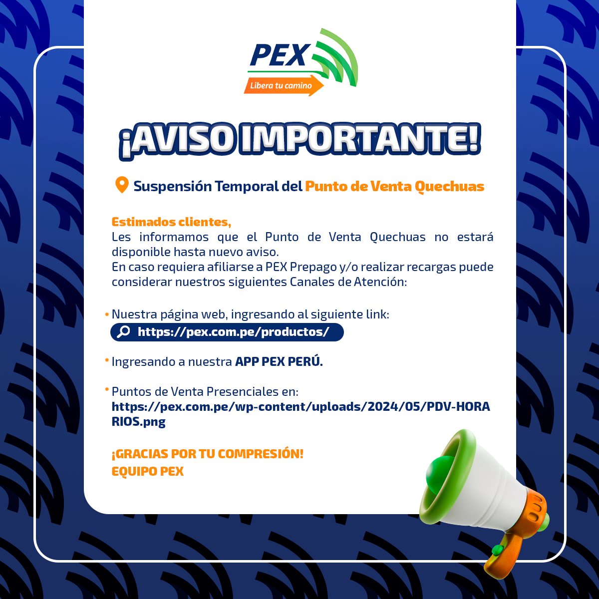 Promociones – PEX